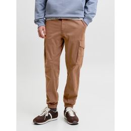 Jack & Jones Jack & Jones Herren Cargohose &raquo;PAUL FLAKE&laquo; Baumwollmischung, regular fit braun 30, L&auml;nge 32
