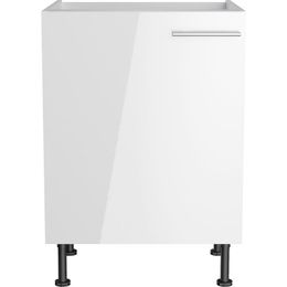 Optifit Sp&uuml;lenschrank &raquo;Klara&laquo; Breite 60 cm wei&szlig; Holzwerkstoff B/H/T: 60cm x 87cm x 58,4cm, T&uuml;ren: 1 Stk.
