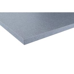 Wiho-K&uuml;chen wiho K&uuml;chen Arbeitsplatte &raquo;"Flexi 28"&laquo; von drei Seiten ummantelt, 28 mm stark grau Holzwerkstoff B/T/H: 160cm x 60cm x 2,8cm