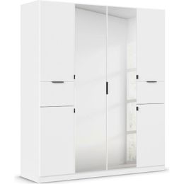 Rauch Dreht&uuml;renschrank &raquo;Kleiderschrank Schrank Garderobe W&auml;scheschrank TICAO&laquo; Schubladen in der H&ouml;he variabel positionierbar, mit 2 ger&auml;umigen 