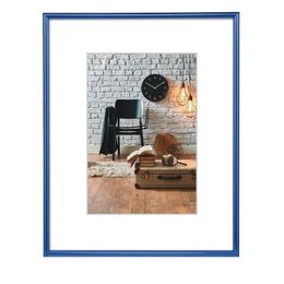 Hama Bilderrahmen &raquo;Kunststoffrahmen Sevilla, Blau, Polystyrol, 29,7 x 42 cm DIN A3&laquo; blau Kunststoff Mit Schwerlasthaken