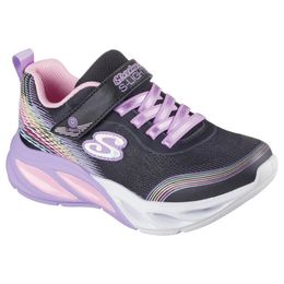 Skechers M&auml;dchen Sneaker &raquo;COSMIC GLOW LIGHTS&laquo; Sportschuh mit Klett, Gr&ouml;&szlig;enschablone zum Download lila 32
