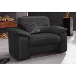 Sit & More sit&more Sessel &raquo;Ascara&laquo; inklusive komfortablem Federkern schwarz Softlux -Kunstleder;NaturLeder;Luxus-Microfaser ALTARA NUBUCK (100% Polyester) 
