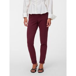 V&eacute;ro Moda Vero Moda Damen Anzughose &raquo;VMMAYA MR LOOSE SOLID PANT NOOS&laquo; Materialmix rot M, L&auml;nge 30