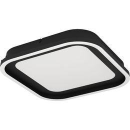 Eglo Deckenleuchte &raquo;CALAGRANO&laquo; LED-Modul 1 Stk. warmwei&szlig; - kaltwei&szlig; Deckenleuchte in schwarz aus Stahl - CCT Farbtemperaturwechsel schwarz H: 6cm, 1 