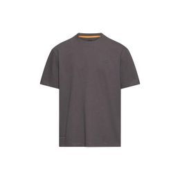 Camel Active Herren Camel Active Kurzarmshirt Rundhalsshirt mit gro&szlig;em Frontprint grau XXL