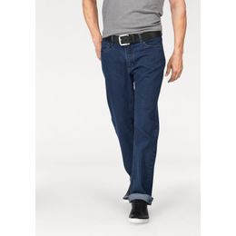 Arizona Herren Regular-fit-Jeans "James", blau, Basic, Gr. 44, Obermaterial: 100% Baumwolle, Jeans, regular fit, gerades Bein, Five-Pocket-Form,