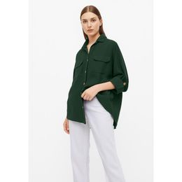 V&eacute;ro Moda Vero Moda Damen Hemdbluse &raquo;VMBUMPY L/S SHIRT NEW WVN GA NOOS&laquo; Viskose, regular fit gr&uuml;n XL