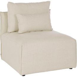 OTTO home Sessel &raquo;N&ouml;re&laquo; Modul - zum Zusammenstellen; in vielen Bezugsqualit&auml;ten und Farben beige Samtoptik (100% Polyester);Struktur (100% 