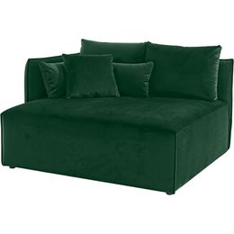 OTTO home Ottomane &raquo;N&ouml;re&laquo; kurzes Lounge-Modul - zum Zusammenstellen, Breite 138 cm, Tiefe 128 cm gr&uuml;n 100% Polyester B/H/T: 138cm x 86cm x 128cm, 