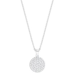Amor Damen Kette mit Anh&auml;nger &raquo;2026034&laquo; mit Zirkonia (synth.) bunt Silber 925 (Sterlingsilber), L: 45