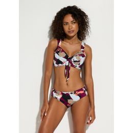 bonprix Damen bonprix B&uuml;gel-Bikini Set, mit gepolsterten Tr&auml;gern, Minimizer-B&uuml;gel-Bikini, sportlicher Stil 42, Cup F