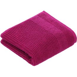 Vossen Handtuch &raquo;Tomorrow&laquo; lila Webfrottier, Baumwolle B/L: 50cmx100cm, 2 Stk., Webfrottier