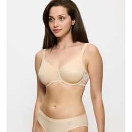 Triumph Damen Minimizer-BH "Comfort Minimizer", Gr. 75, beige, Microtouch, Obermaterial: 71% Polyester, 18% Polyamid, 11% Elasthan, BHs, verkleinert