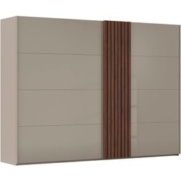 Rauch Schwebet&uuml;renschrank &raquo;Kleiderschrank Schrank Garderobe W&auml;scheschrank TEGIO&laquo; mit hochwertigen Holzdekoraufleistung und Glasfront MADE IN GERMANY 