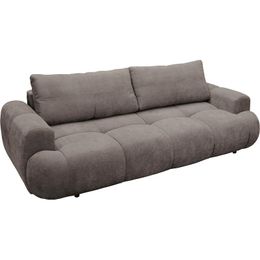 exxpo - sofa fashion 3-Sitzer &raquo;Alessano, 254 cm breit, modern & gem&uuml;tlich&laquo; Verl&auml;ssliche Qualit&auml;t, inkl.Bettfunktion, Bettkasten, 2x Plaidskissen B/H/T