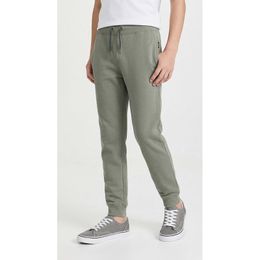name it Jungen Jogginghose &raquo;NKMSWEAT f&uuml;r Jungen mit verstellbarem Bund und Kordelzug&laquo; unifarben, casual, regular fit, Baumwollmix, Rundhals gr&uuml;n 164, 