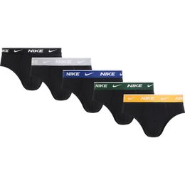 Nike Underwear Herren NIKE Underwear Slip &raquo;BRIEF 5PK&laquo; Packung, 5er, 5 Stk. mit Logo-Elastikbund bunt XL, 5 Stk.