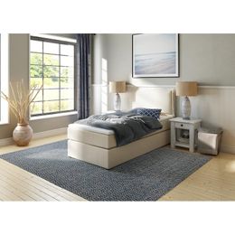Home Affaire Boxspringbett &raquo;Lysann&laquo; 5fach verstellbares Kopfteil, in 4 Breiten, 3 Matratzenarten beige Liegefl&auml;che B/L: 100cm x 200cm, H2 + H2, 7-