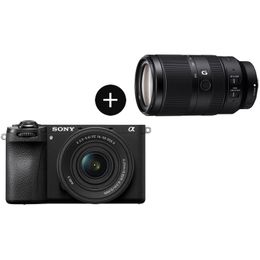 Sony Systemkamera &raquo;Set: SEL70350G Objektiv + ILCE6700B&laquo; SEL-70350G, 26, Bluetooth, inkl. Spiegellose APS-C-Kamera, KI-Autofokus, 5-Achsen-