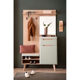 Home Affaire Kompaktgarderobe &raquo;Torge, Garderobe mit Stauraum, Garderobenschrank im Scandic Design&laquo; in zwei Farben, viel Stauraum, 107 cm breit, f&uuml;r 