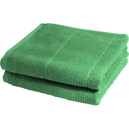 Fleuresse Badetuch &raquo;2828&laquo; Duschhandt&uuml;cher, Handt&uuml;cher, Walkfrottee, 100% Baumwolle gr&uuml;n Frottier, Obermaterial: 100% Baumwolle B/L: 90cmx200cm, 1 Stk.