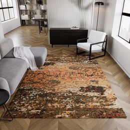 Esprit Teppich &raquo;East Village&laquo; rechteckig 6 mm H&ouml;he Wollteppich, Vintage, gewebt, kurzflor, edel, Wohnzimmer, boho Schurwolle B : 200cm 1 Stk., 6mm, L: 300cm