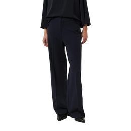 comma, Comma Damen Bundfaltenhose mit Viskose und Stretch blau 44, N-Gr