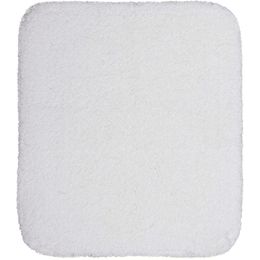 Wecon home Basics Badematte &raquo;Ole WB-2721&laquo; H&ouml;he 20 mm fu&szlig;bodenheizungsgeeignet 100% Baumwollflor, waschbar, einfarbig, Badezimmerteppich wei&szlig; Baumwolle