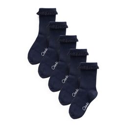 Clarks Socken M&auml;dchen Gr&ouml;&szlig;e 26.5/30.5 navy