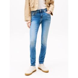 Tommy Jeans Damen Skinny-fit-Jeans &raquo;SOPHIE LOW WAIST SKN&laquo; mit niedriger Leibh&ouml;he, Stretch-Denim blau 32, L&auml;nge 30