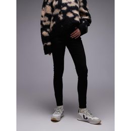 Topshop Damen Topshop Skinny-fit-Jeans &raquo;TSJAMIE HR SLIM DNM JEANS BL NOOS&laquo; Baumwollmischung, skinny fit, high waist schwarz 32, L&auml;nge 32