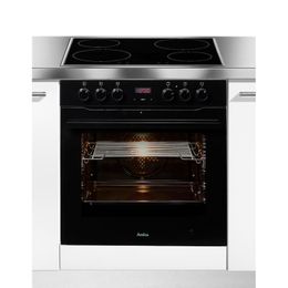 Amica Induktions Herd-Set &raquo;EHIX 933 133 S&laquo; mit 1-fach-Teleskopauszug Simple Steam Reinigungsfunktion Bequemes Kochen und Backen mit viel Komfort im Alltag 