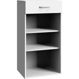 wimex Standregal &raquo;Multiraumkonzept&laquo; planbar und erweiterbar wei&szlig; Holzwerkstoff B/H/T: 80cm x 98cm x 40cm