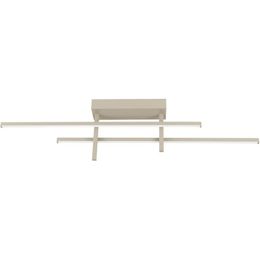 Eglo LED Deckenleuchte &raquo;TREPILIANO Deckenlampe - Alu, Stahl - LED - 20W - IP20&laquo; LED-Modul 1 Stk. Warmwei&szlig; Wohzimmerlampe, Esszimmerlampe, Flur, 
