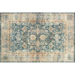 Kleen-Tex HOME Teppich &raquo;Aven&laquo; rechteckig 10 mm H&ouml;he blau Obermaterial: 100% Polyester B : 120cm 1 Stk., 10mm, L: 180cm