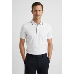 OLYMP Herren OLYMP Poloshirt &raquo;OLYMP Wirk Casual - Polo&laquo; wei&szlig; M