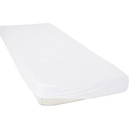 bellana Spannbettlaken &raquo;bellana premiumstretch&laquo; super elastisch wei&szlig; Jersey-Elasthan, Obermaterial: 95% Baumwolle, 5% Elasthan 1 Stk., Jersey-Elasthan