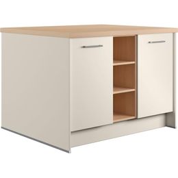 IMPULS K&Uuml;CHEN K&uuml;cheninsel &raquo;Kopenhagen, flexibel stellbar, Schubk&auml;sten mit Soft-Close&laquo; Set, vormontiert, mit Stauraum auf beiden Seiten, Breite 123 cm 