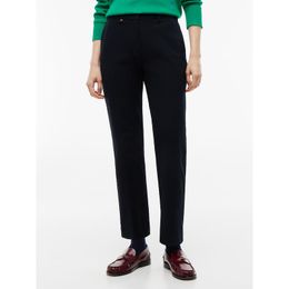 Tommy Hilfiger Damen Anzughose &raquo;GABARDINE SLIM STRAIGHT&laquo; Baumwollmischung, slim fit schwarz 50, N-Gr