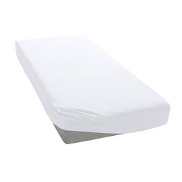 Estella Spannbettlaken &raquo;Samt Velours Spannbetttuch&laquo; Rundumgummi wei&szlig; Frottee, Obermaterial: 80% Baumwolle, 20% Polyester B/L: 200cm, 1 Stk., Frottee, 140x200 