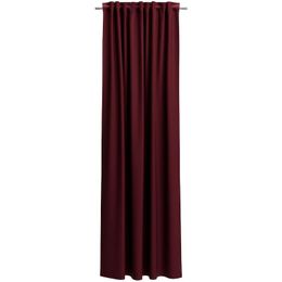 Neutex for you! Verdunkelungsvorhang &raquo;INSULA&laquo; Multifunktionsband 1 Stk. tlg. Uni-Dimout f&uuml;r starke Verdunklung, nach Ma&szlig; rot Polyester 270cm, 