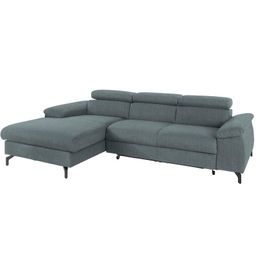 COTTA Ecksofa &raquo;Kitty L-Form, B: 242 cm&laquo; mit Kopfteilverstellung, optional Schlaffunktion & Bettkasten Microfaser (100% Polyester);Flachgewebe (100% 