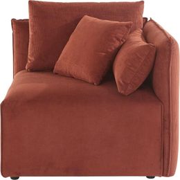OTTO home Sofa-Eckelement &raquo;N&ouml;re&laquo; Modul - zum Zusammenstellen; in vielen Bezugsqualit&auml;ten und Farben orange 92% Polyester, 8% Polyamid Samtcord