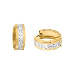 Amor Damen Paar Creolen &raquo;, 9979233&laquo; gold Gelbgold 585