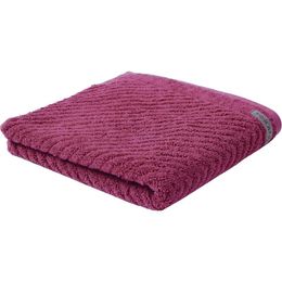 Ross Duschtuch &raquo;Smart&laquo; Uni-Rippe mit Velourslabel lila Frottier, Obermaterial: 100% Baumwolle B/L: 70cmx140cm, 1 Stk., Frottier