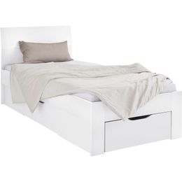 Rauch Bett &raquo;Einzelbett Doppelbett Stauraum FLEXX Breiten 90/140/180 cm&laquo; Einzelbett Doppelbett Stauraum FLEXX Breiten 90/140/180 cm wei&szlig; Liegefl&auml;che 