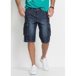 bonprix Herren bonprix Bermudas mit Used-Effekt, regular fit, aus Baumwolle 62, N-Gr