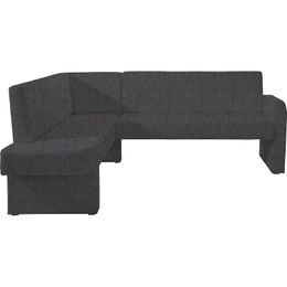 Home Affaire Eckbank &raquo;Umag&laquo; Sitz und R&uuml;cken gepolstert, verschiedene Qualit&auml;ten grau Holzwerkstoff, Massivholz, Polyester B/H/T: 210cm x 89cm x 160cm,
