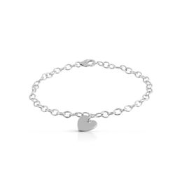 Firetti Armband &raquo;Schmuck Geschenk Silber 925 Armschmuck Armkette Herz&laquo; silber 19cm, Silber 925 (Sterlingsilber)